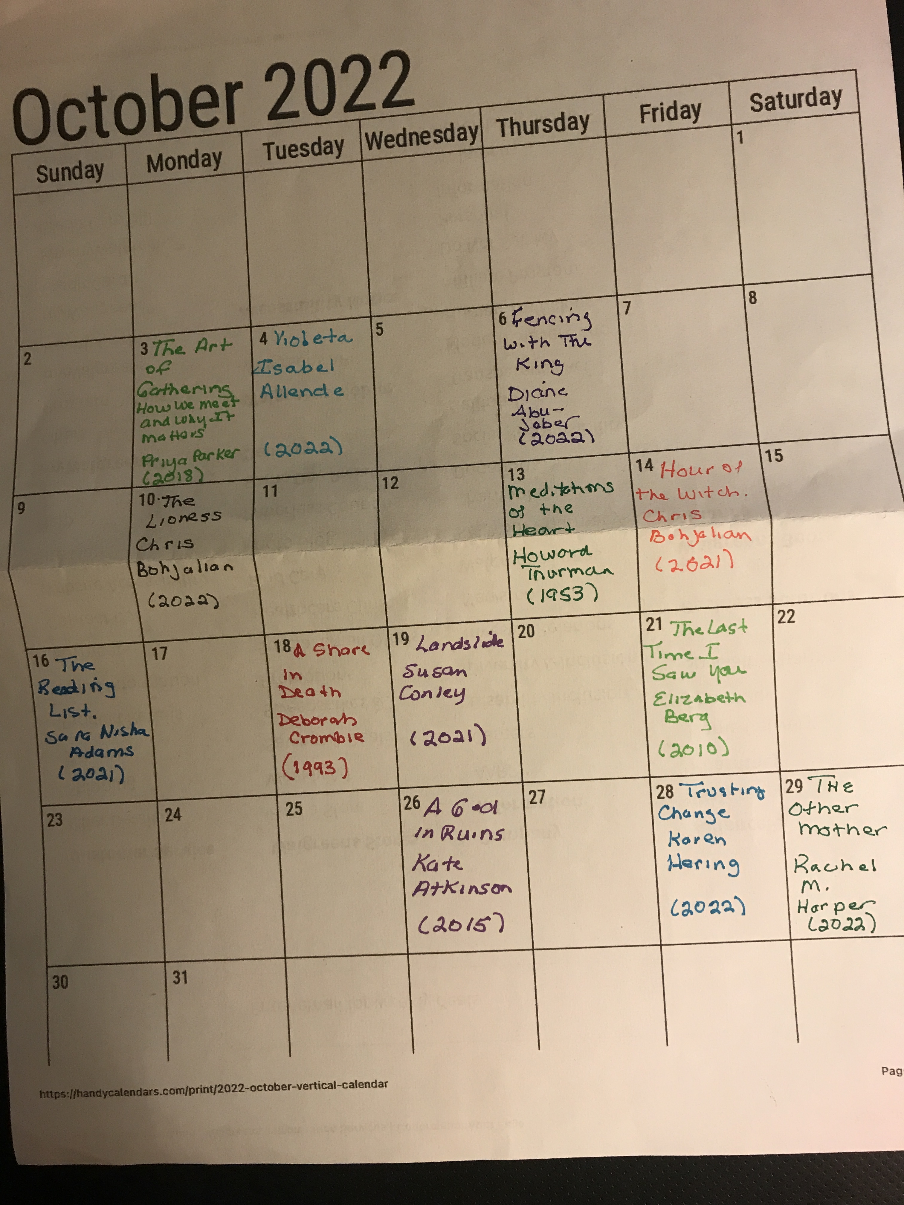 Book Report: October Round-Up | Living on Life's Labyrinth