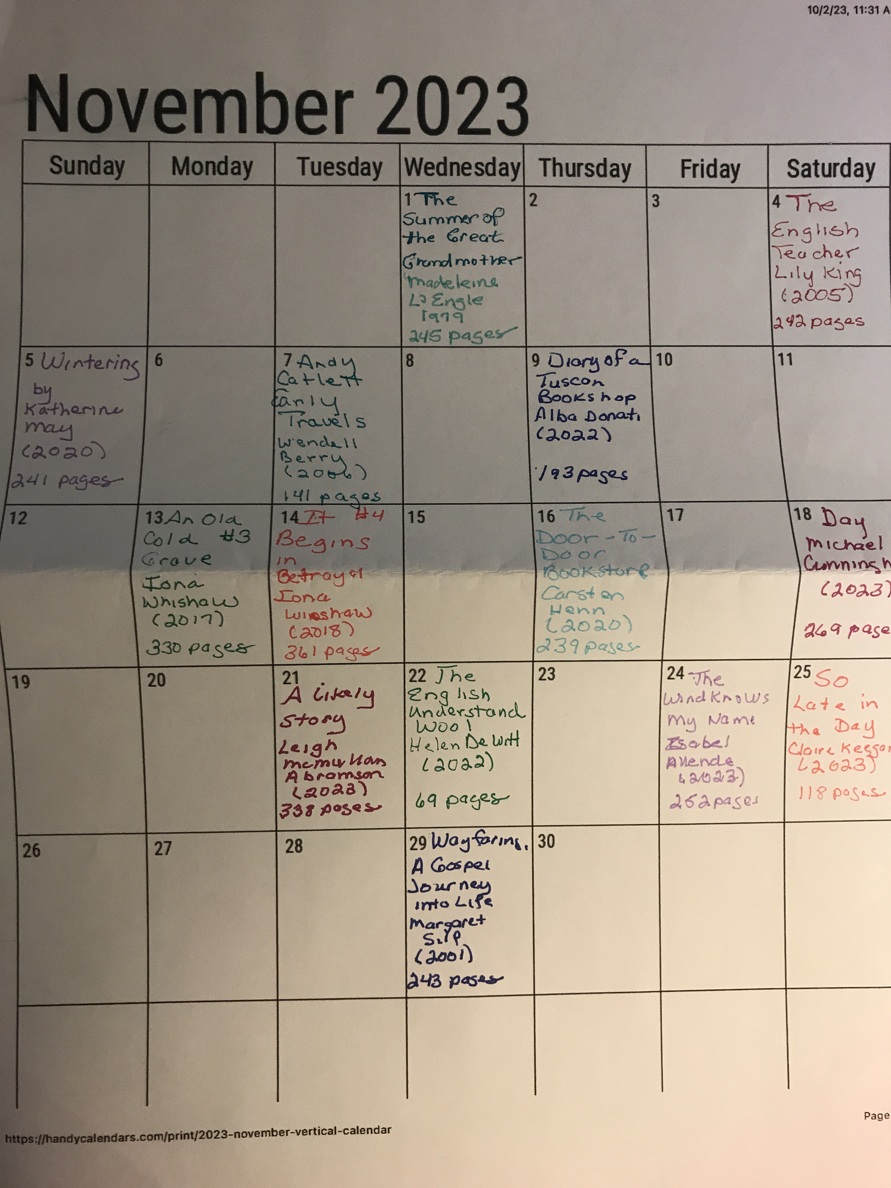 Book Report: November Summary | Living on Life's Labyrinth